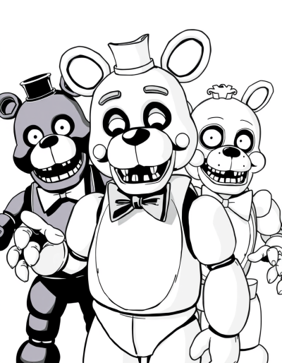 Download 50+ Free Five Nights at Freddy's Coloring Sheets for Kids