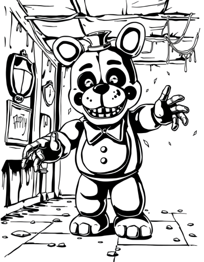 Download 50+ Free Five Nights at Freddy's Coloring Sheets for Kids