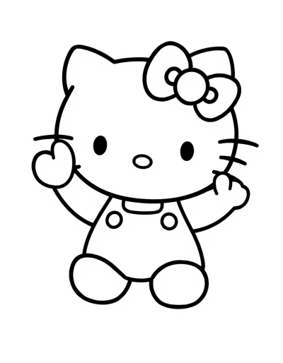 50+ Best Hello Kitty Coloring Pages(Free Download)