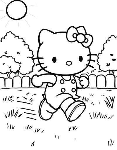 50+ Best Hello Kitty Coloring Pages(Free Download)