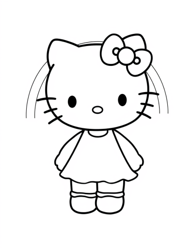 50+ Best Hello Kitty Coloring Pages(Free Download)