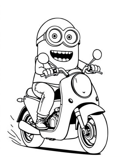 76 Free Minions Coloring Pages