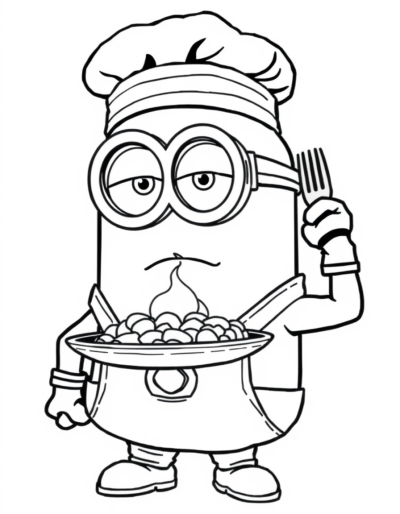 76 Free Minions Coloring Pages