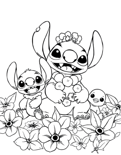 50 Best Stitch Coloring Pages（Free download）