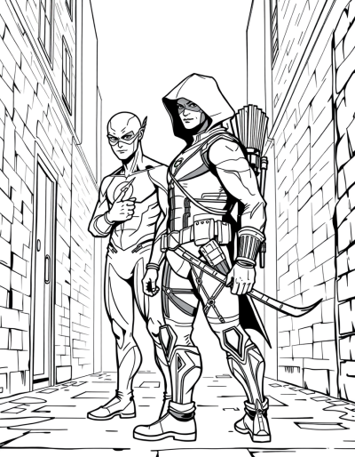 58 The Flash Coloring Pages (100% Free Printable）