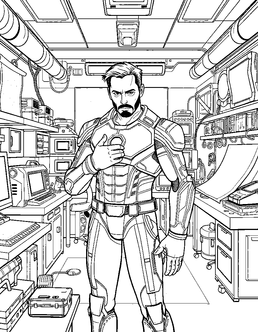 Free Iron Mansuper Coloring Pages - 36 Printable Designs